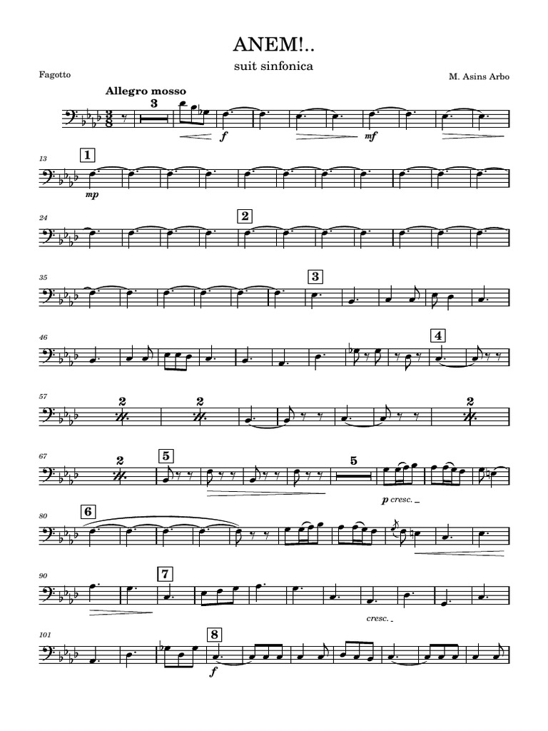 Anem - I Mov | PDF | Musical Compositions | Elements Of Music