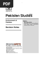 Topography of Pakistan: O Level Notes | PDF | Indus River | Stream