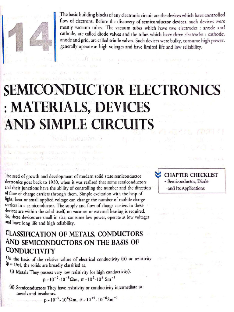 14 Semiconductor Electronics Materials Devices and Simple Cir | PDF