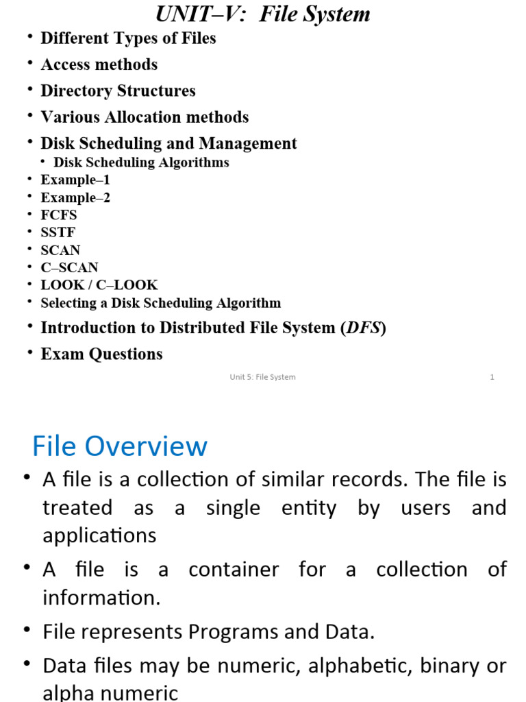 File Management & Disk Management | PDF