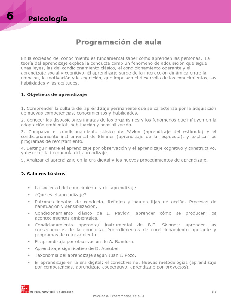 9788448638740_u06_pda_01 | PDF | Aprendizaje | Teoría del aprendizaje (educación)