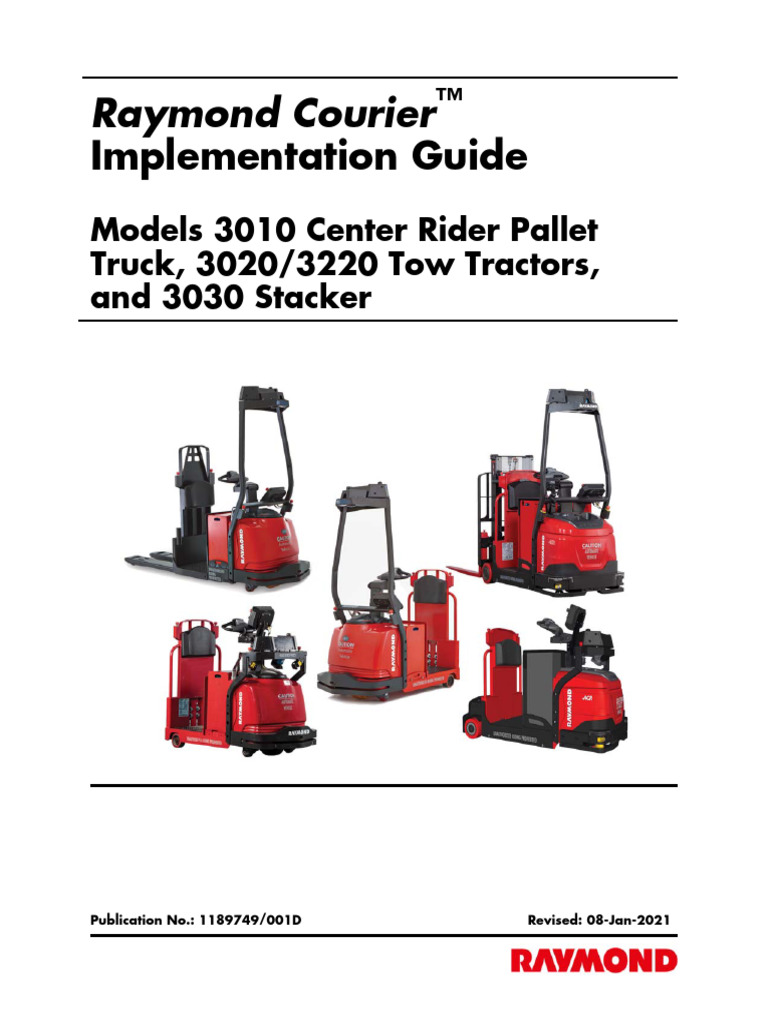 3010 Center Rider Pallet 3020-3220 Tow 3030 Stacker - Implementation ...
