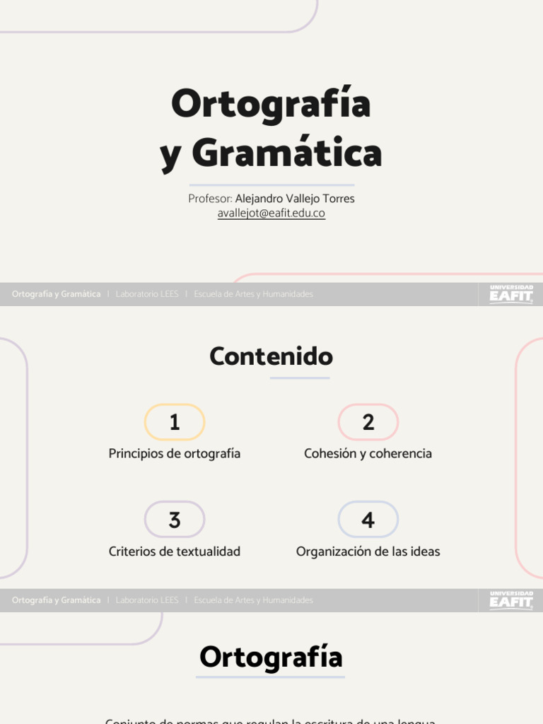 Curso Ortografía y Gramática | PDF