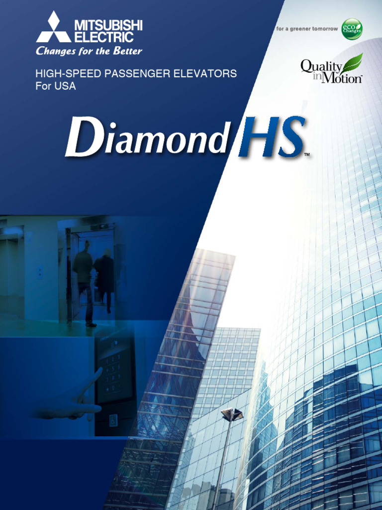 Diamond Hs Brochure | PDF | Elevator | Electric Motor