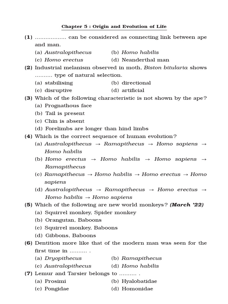 Origin and Evolution of Life | PDF