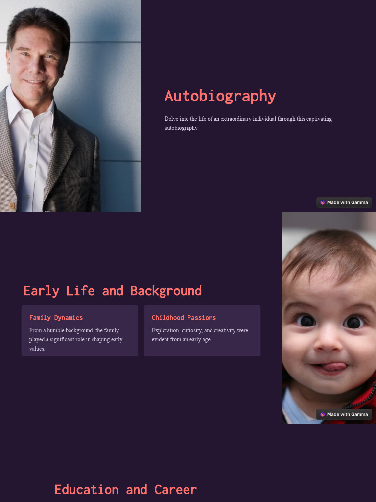 Autobiography | PDF | Psychological Resilience | Learning