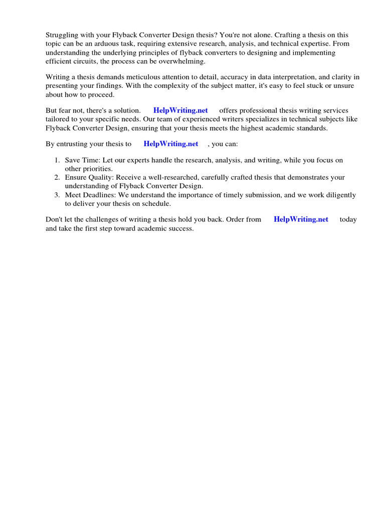 Flyback Converter Design Insights | PDF