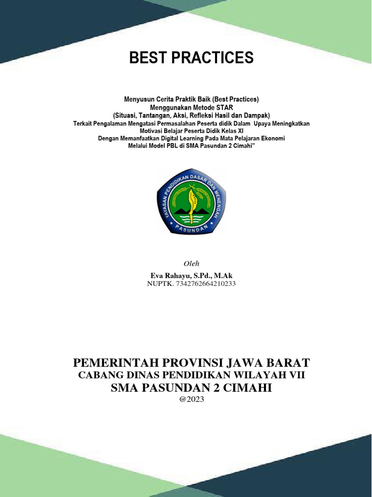 Best Practices - Ukin - Eva Rahayu - Ppgdaljab2023 | PDF