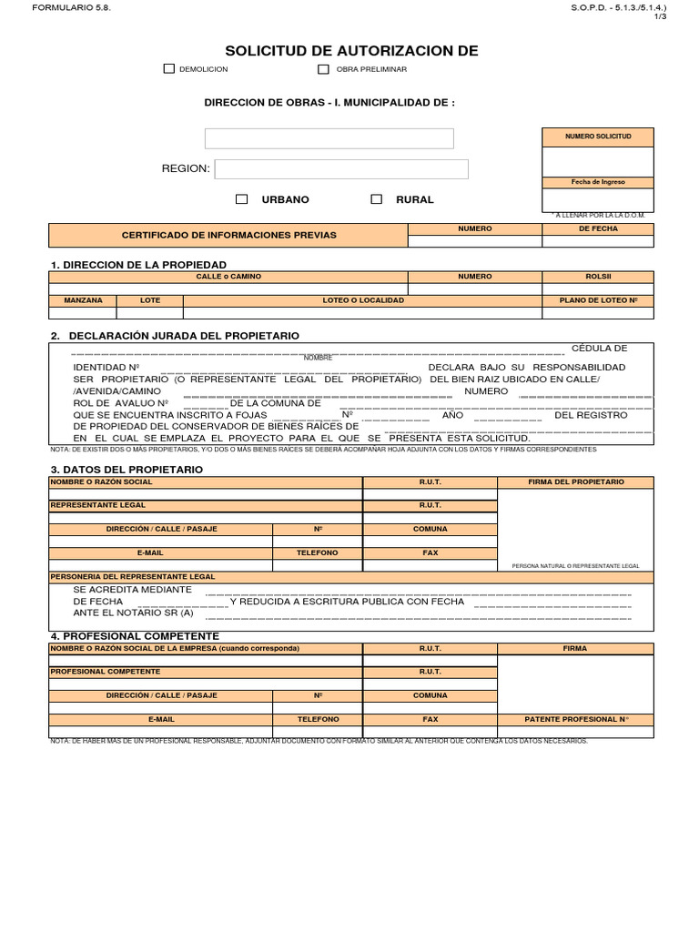 5.8 S.O.P.D. Permiso de Demolicion | PDF | Derecho Civil (Common Law)