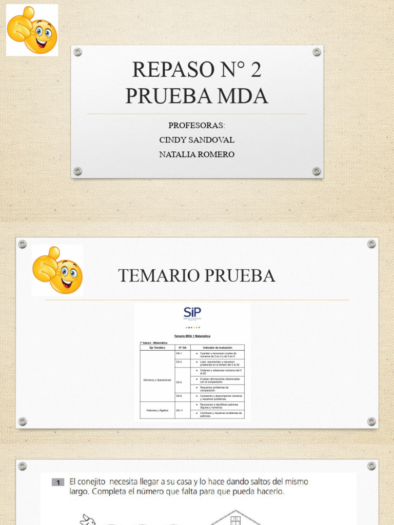 Repaso #2 Prueba Mda | PDF