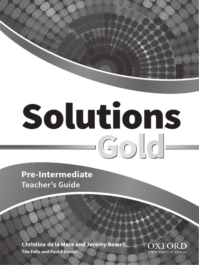 Sol Gold PI Teachers Guide | PDF | Teachers | Vocabulary