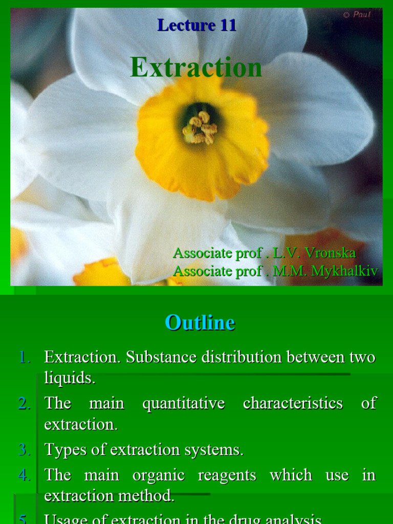 11 Extraction | PDF