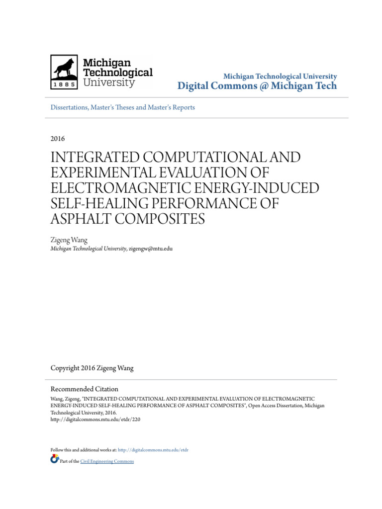 Zigeng Wang Thesis | PDF | Fracture | Bending