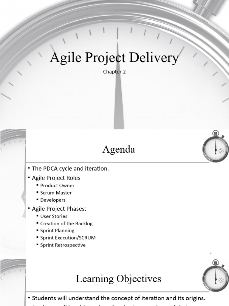 Agile Delivery Chapter 2 | PDF