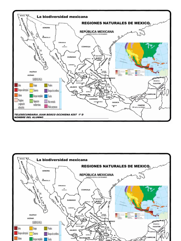 Mapa Regiones Naturales | PDF