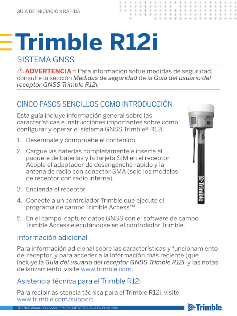 Guia Iniciacion Rapida Gps R12i | PDF