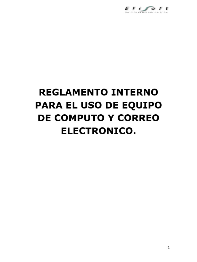Reglamento Interno de Uso de Computo | PDF