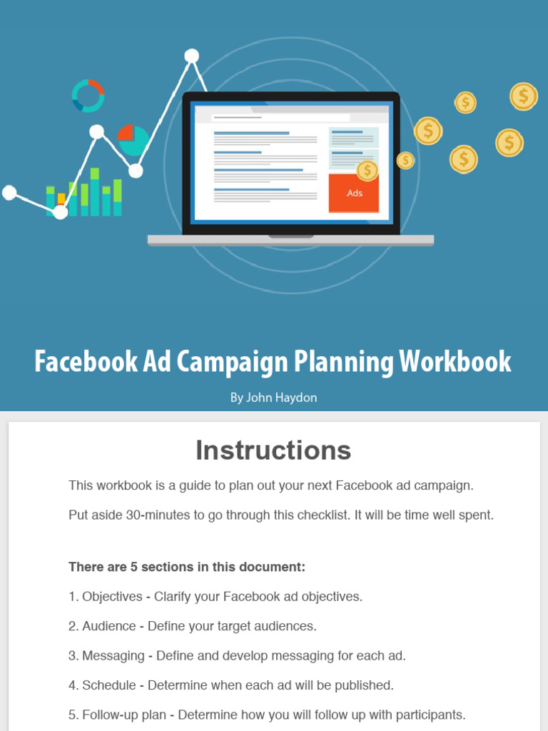 Facebook Ad Campaign Planning Workbook Download Free Pdf Facebook