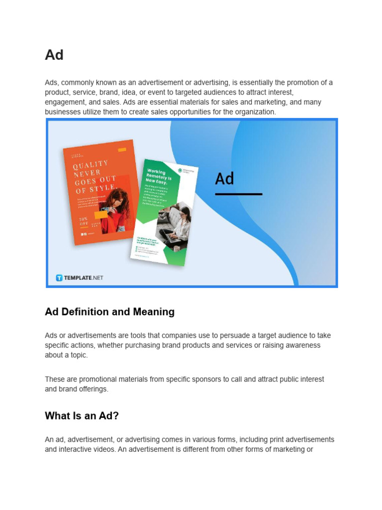 Ad PDF | PDF | Advertising | Brand