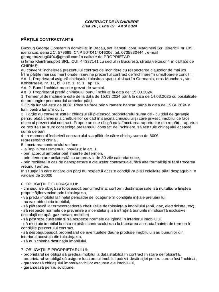 Asigurare Model | PDF