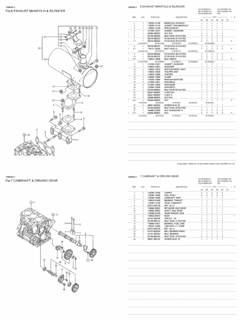 YANMAR 3tne68 - Engine | PDF