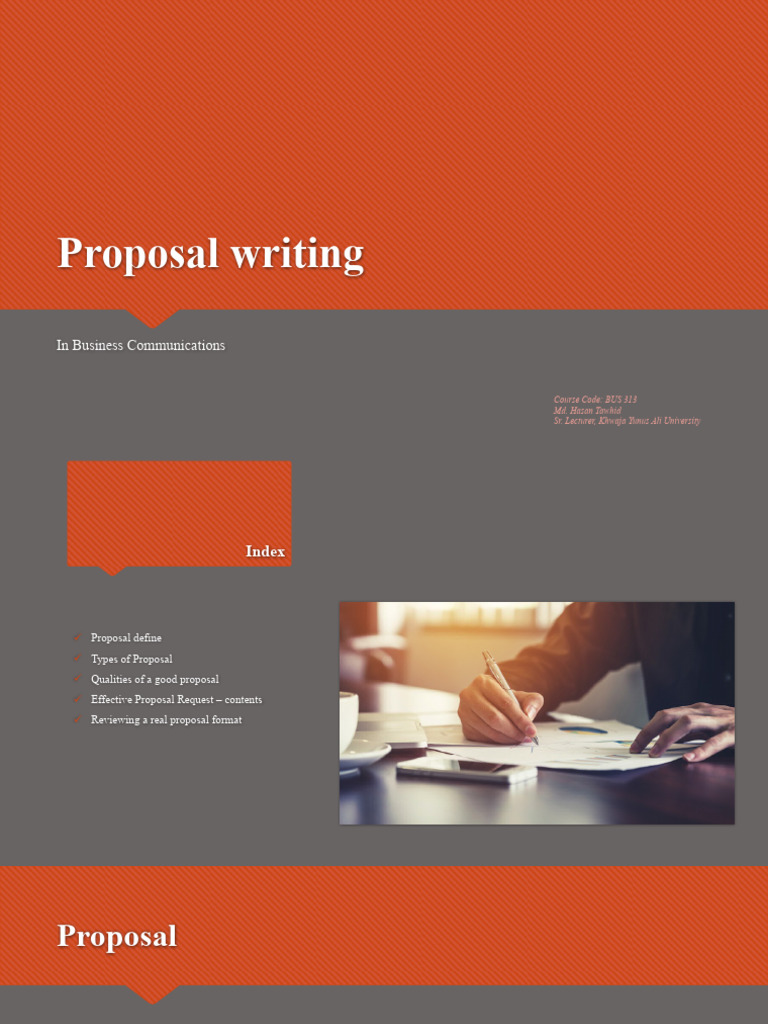 Proposal Writing | PDF