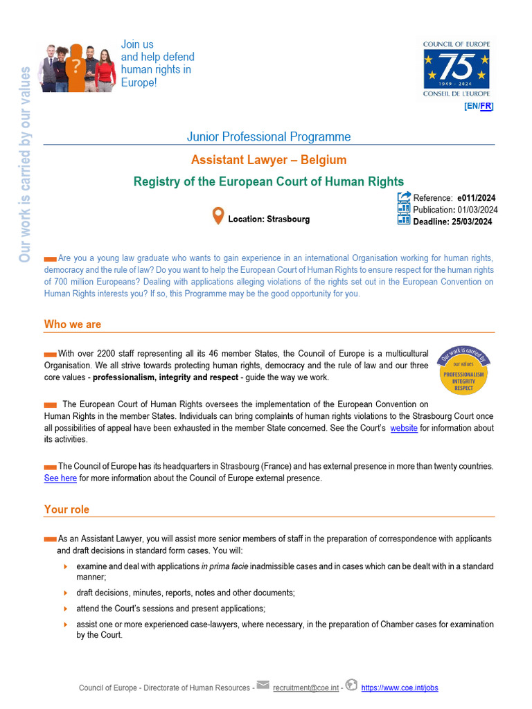 2209 VacancyDetails | Download Free PDF | Recruitment | Human Rights