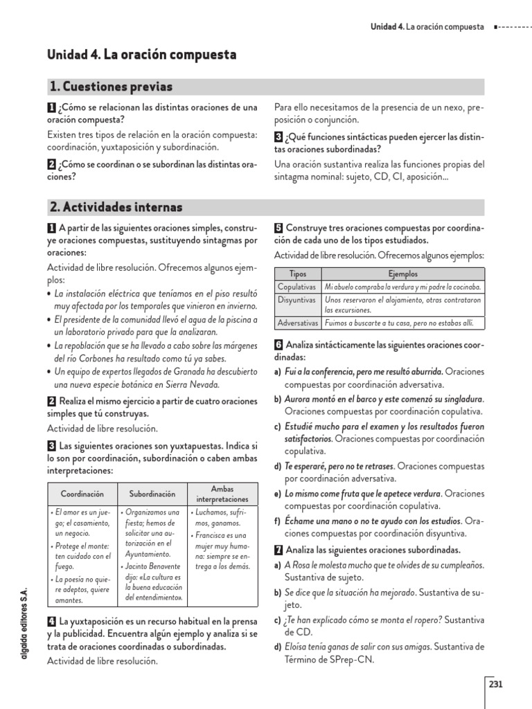 Solucionario Unidad U04 Lengua 2bach | PDF