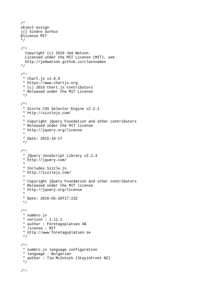 Bundle Bundle Js LICENSE | PDF | Source Code | J Query