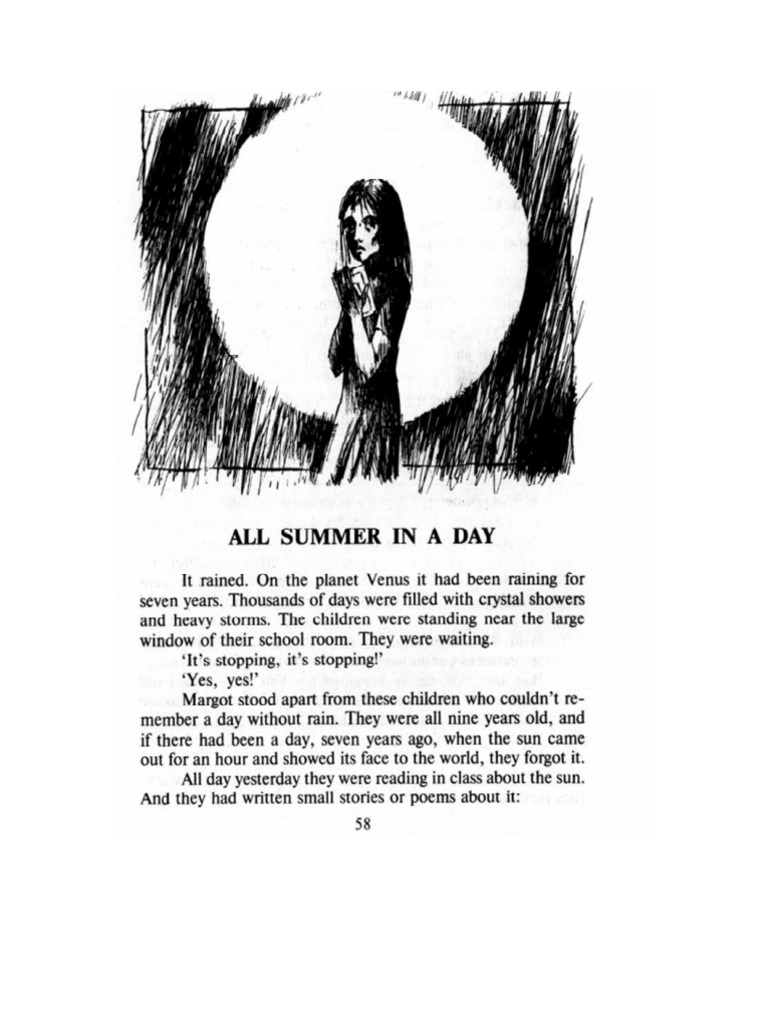 All Summer in A Day by Ray Bradbury | PDF