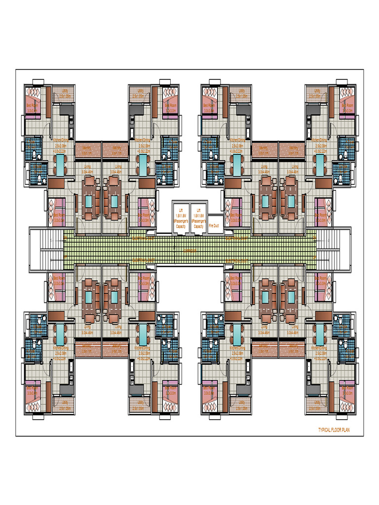 Typical Floor Plan Layout Details | PDF
