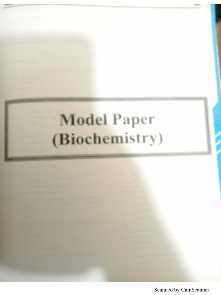 Biochem Amna Iqbal Past Papers (Compiled by DR XD) | PDF