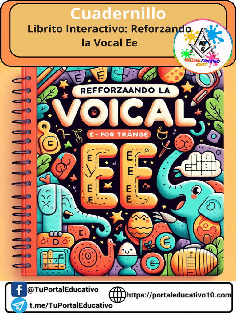 Librito Interactivo Reforzando La Vocal Ee Portaleducativo10 | PDF