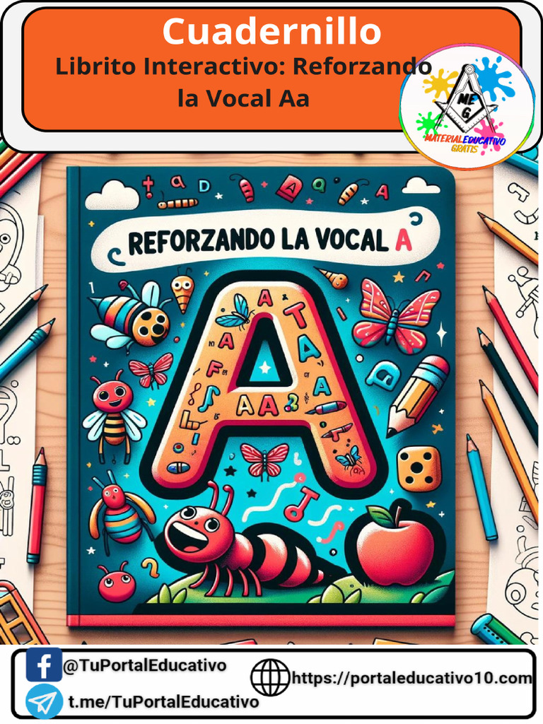 Librito Interactivo Reforzando La Vocal Aa Portaleducativo10 | PDF