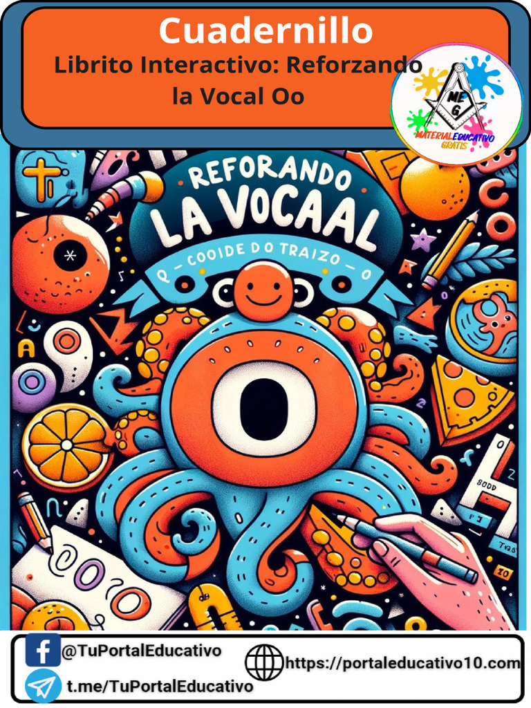 Librito Interactivo Reforzando La Vocal Oo Portaleducativo10 | PDF