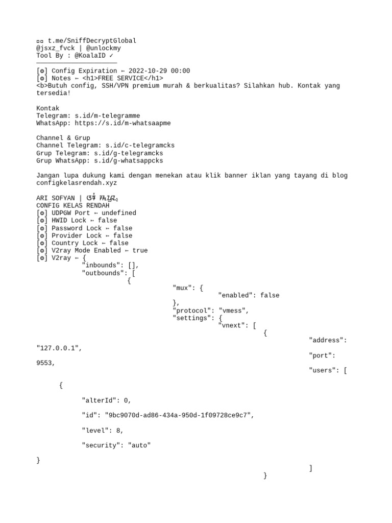 @SniffDecryptGlobal HC | PDF