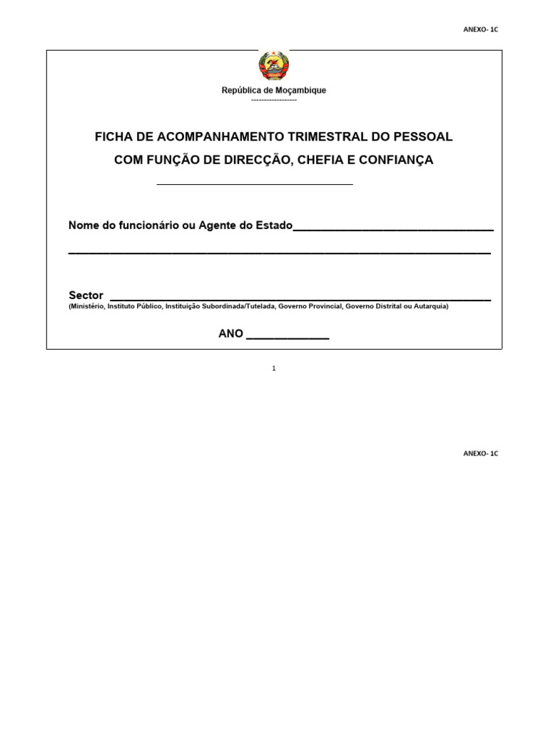 SIGEDAP Ficha de Acompanhamento Trimestral Chefias 23 Jul 09 | PDF