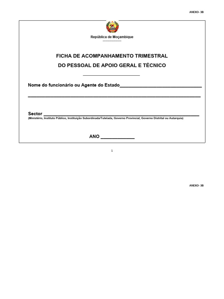 SIGEDAP Ficha de Acompanhamento Apoio Geral e T Cnico 23 Jul 09 | PDF