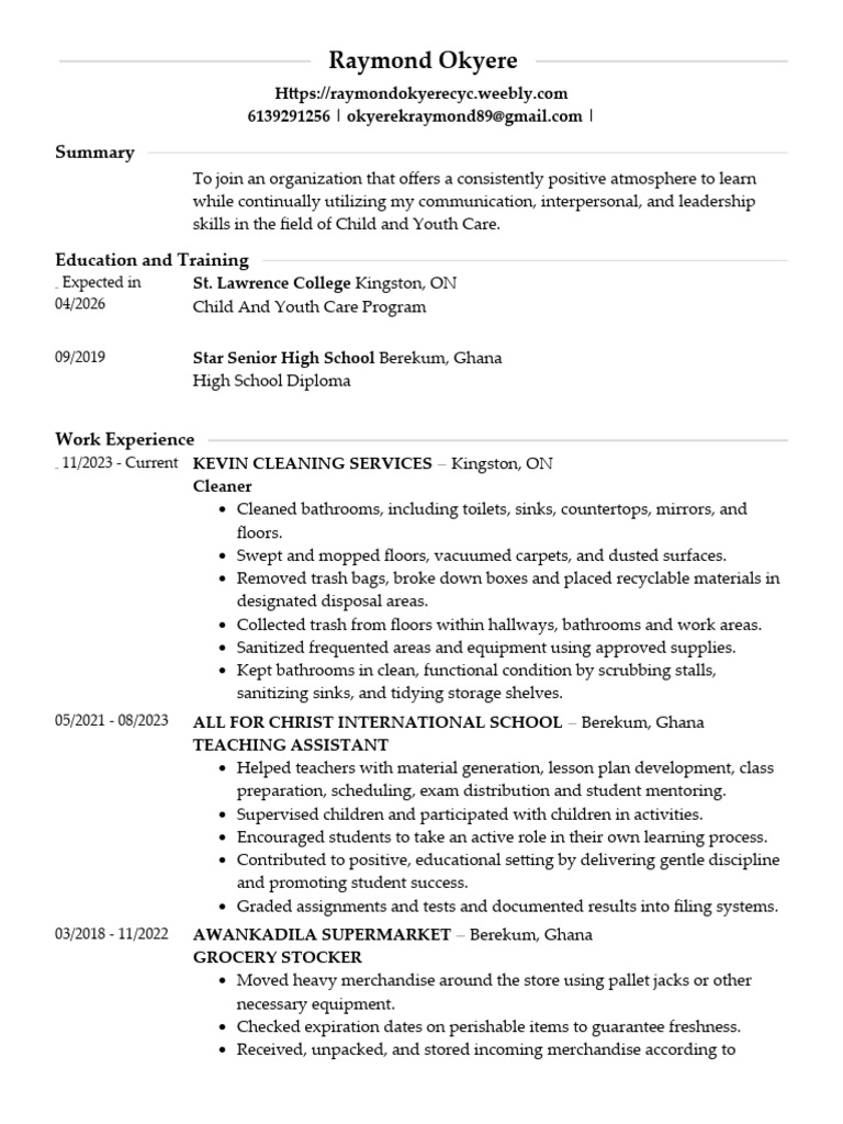 My Resume | PDF | Career & Growth | Business