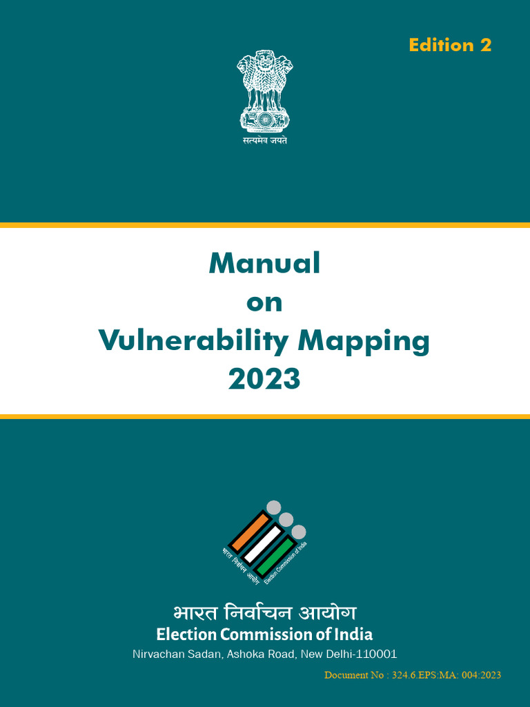 Manual On Vulnerability Mapping 2023 | PDF