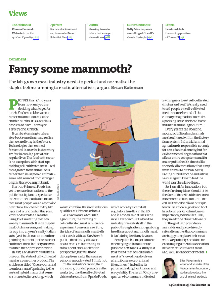 Fancy Some Mammoth?: Views | PDF | Meat | Food And Drink