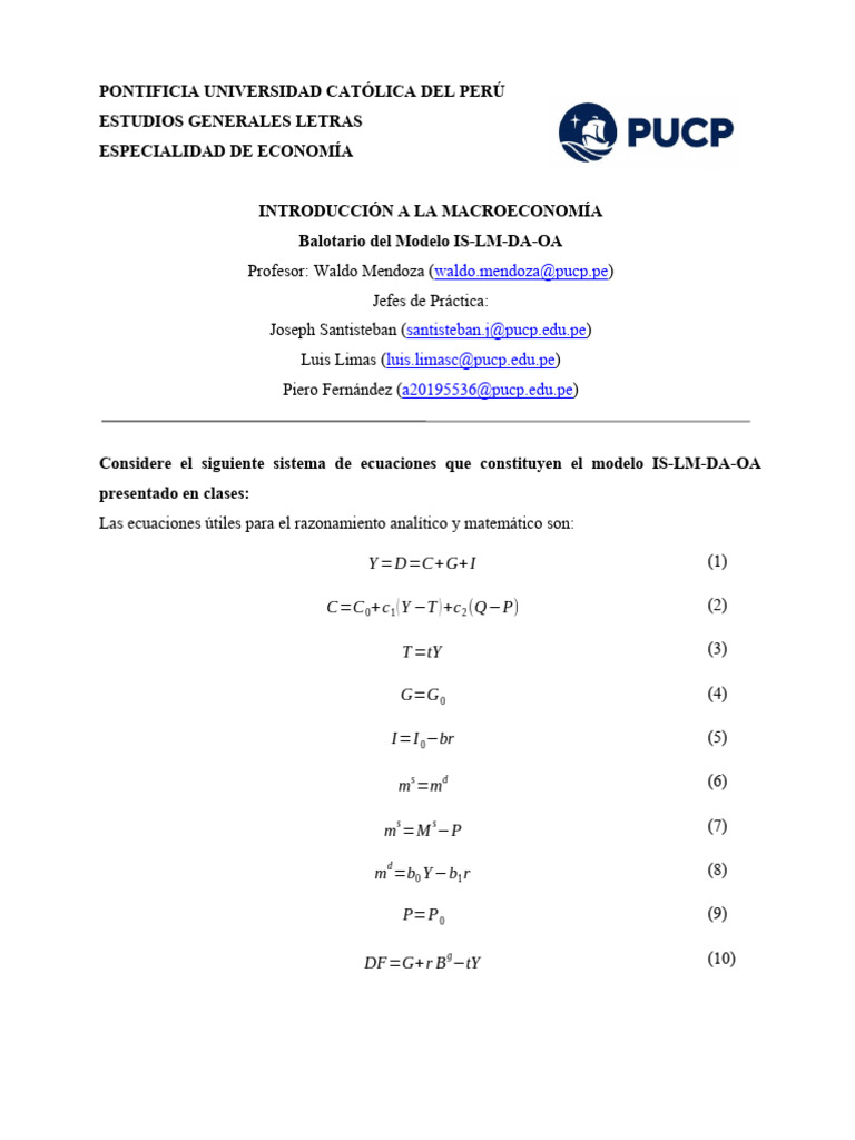 Ejercicios is-LM | PDF
