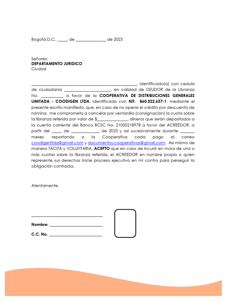 Formatos Pago Por Ventanilla para Autenticar-Coodigen | PDF