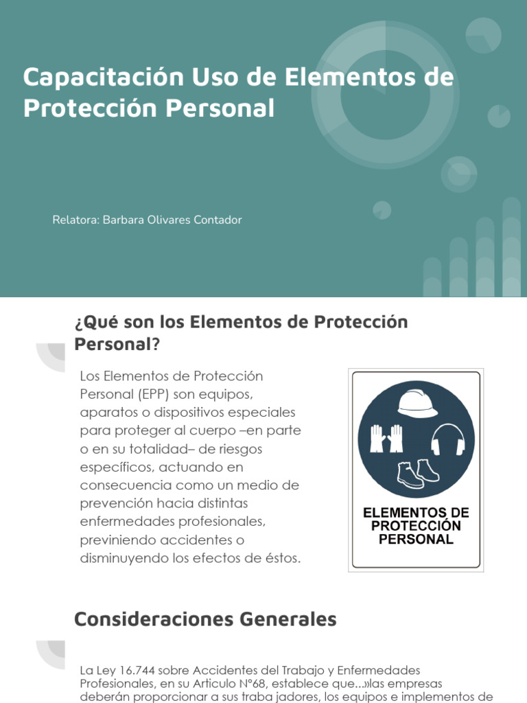 Capacitacion Epp | PDF