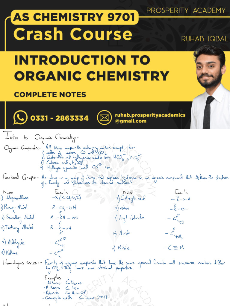 Introduction To Organic Chemistry | PDF