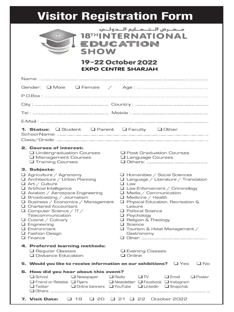 English Registration | PDF