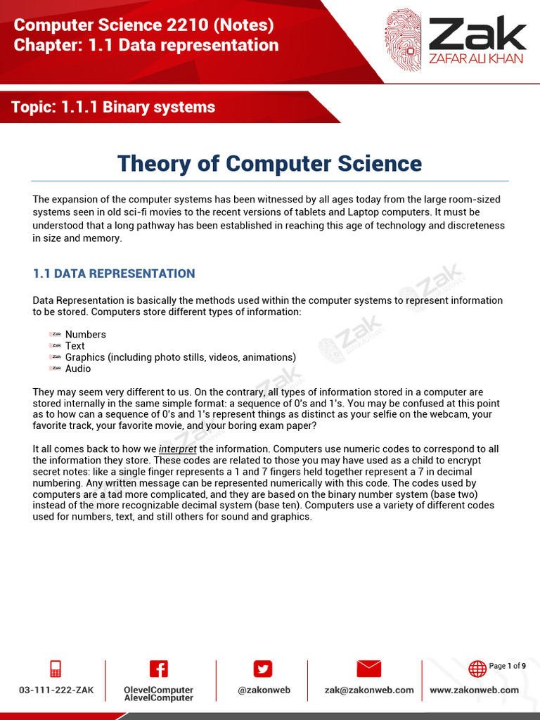 Understanding Binary Data Representation | PDF | Telecommunications | Bit