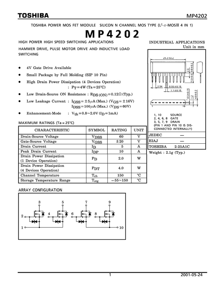 MP4202 ToshibaSemiconductor | PDF