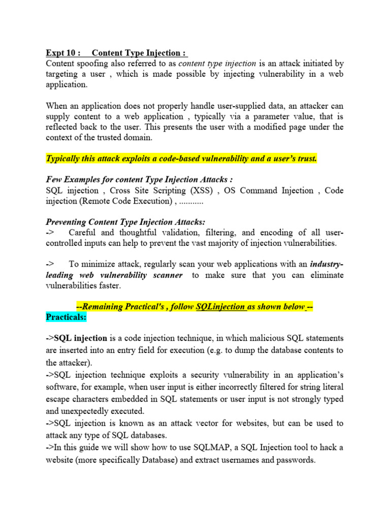 ContentType Injection | PDF | Security Engineering | Security Technology