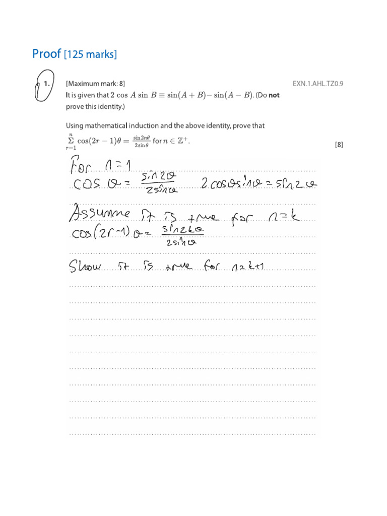 Proof IB Questions New | PDF